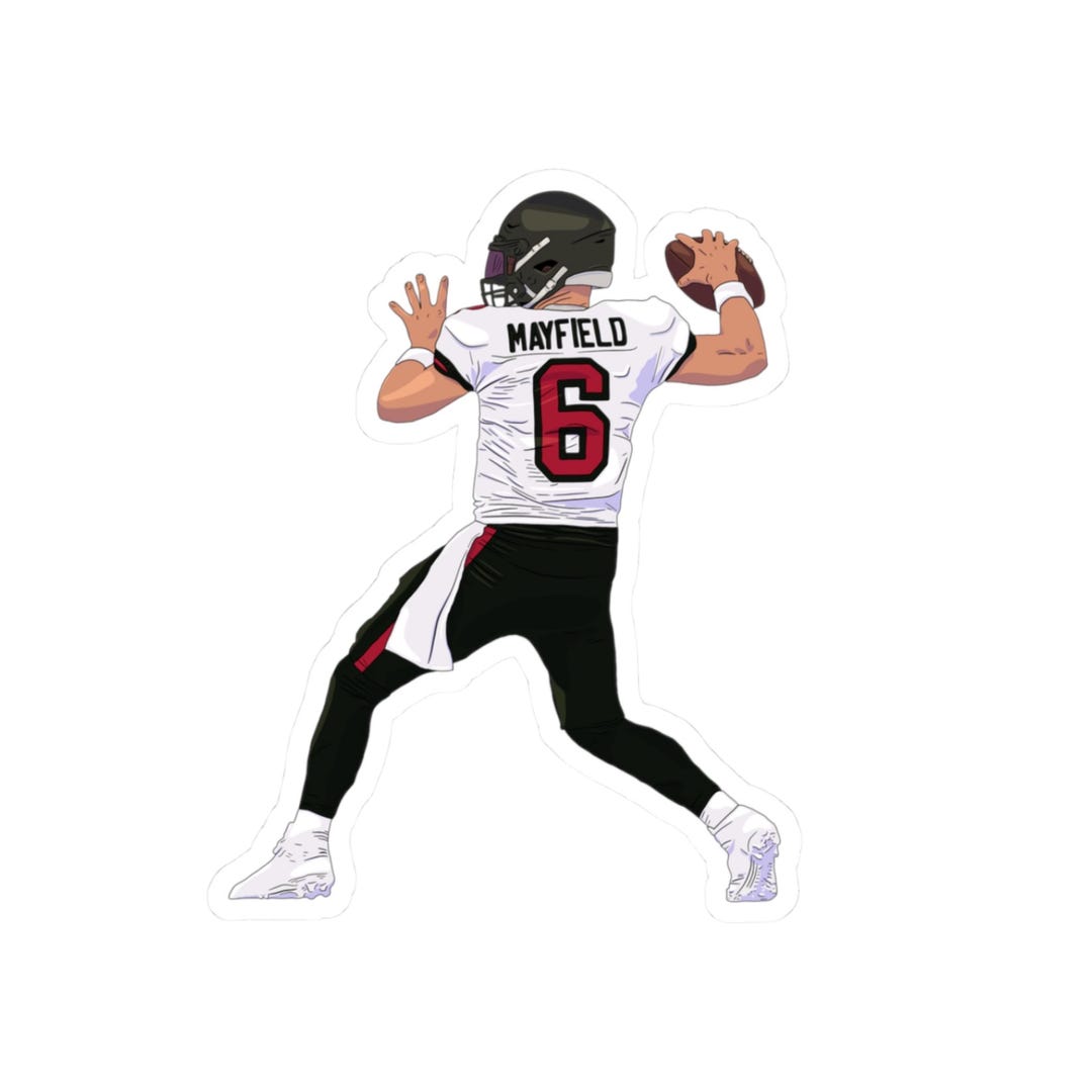 Baker Mayfield Celebrating Tampa Bay Sticker, Gift for Tampa Bay Fan ...