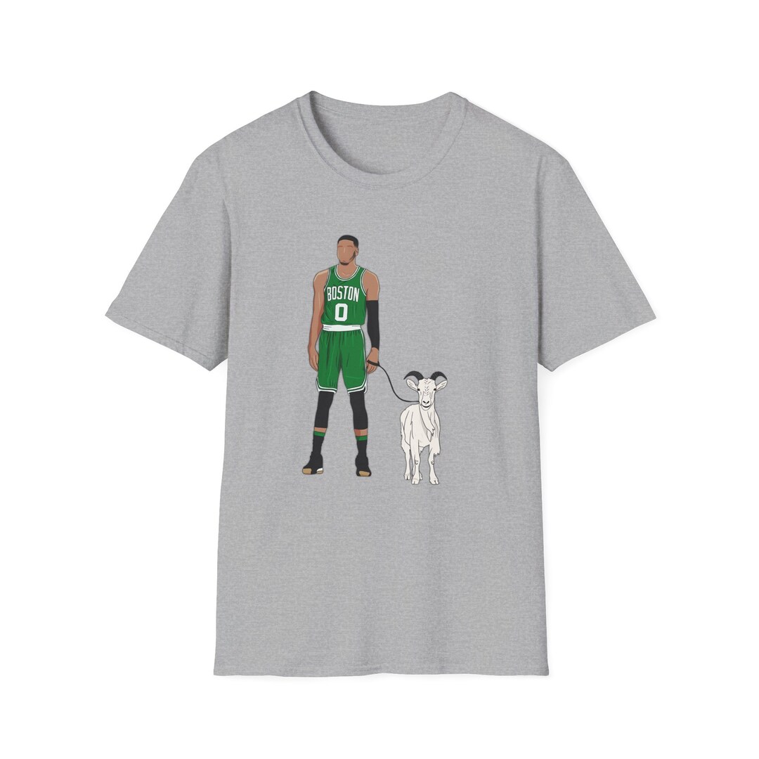 Jayson Tatum Two Goats Boston Celtics Faceless Softstyle T-shirt ...