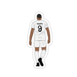 Kylian Mbappe Real Madrid Sticker Futbol, Soccer, Football Real Madrid ...