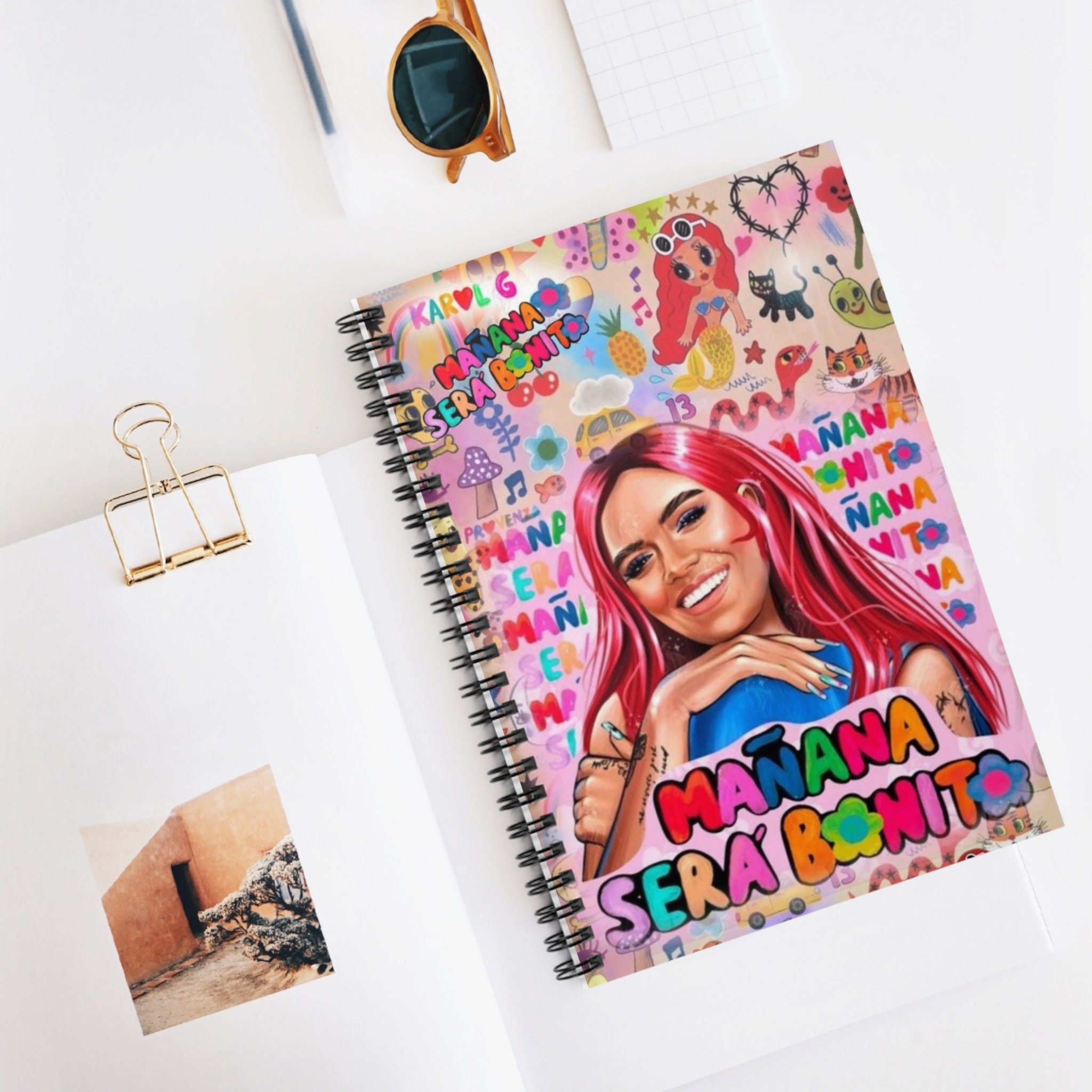 Karol G La Bichota Spiral Notebook sold by Haroon Dooku | SKU 88943152 ...