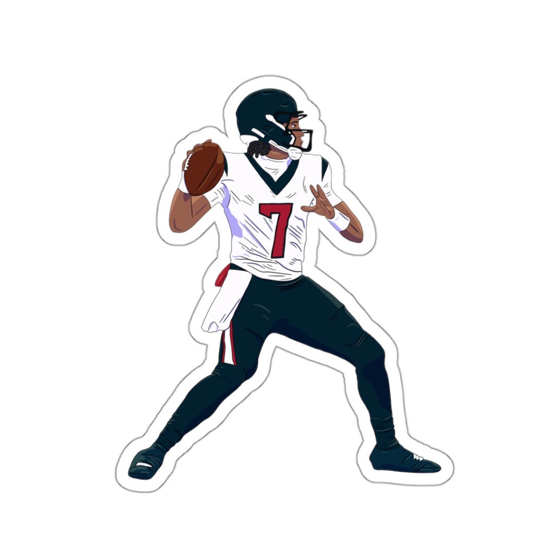 Cj Stroud Celebrating Sticker, Gift for Houston Fan, High Quality Hand ...