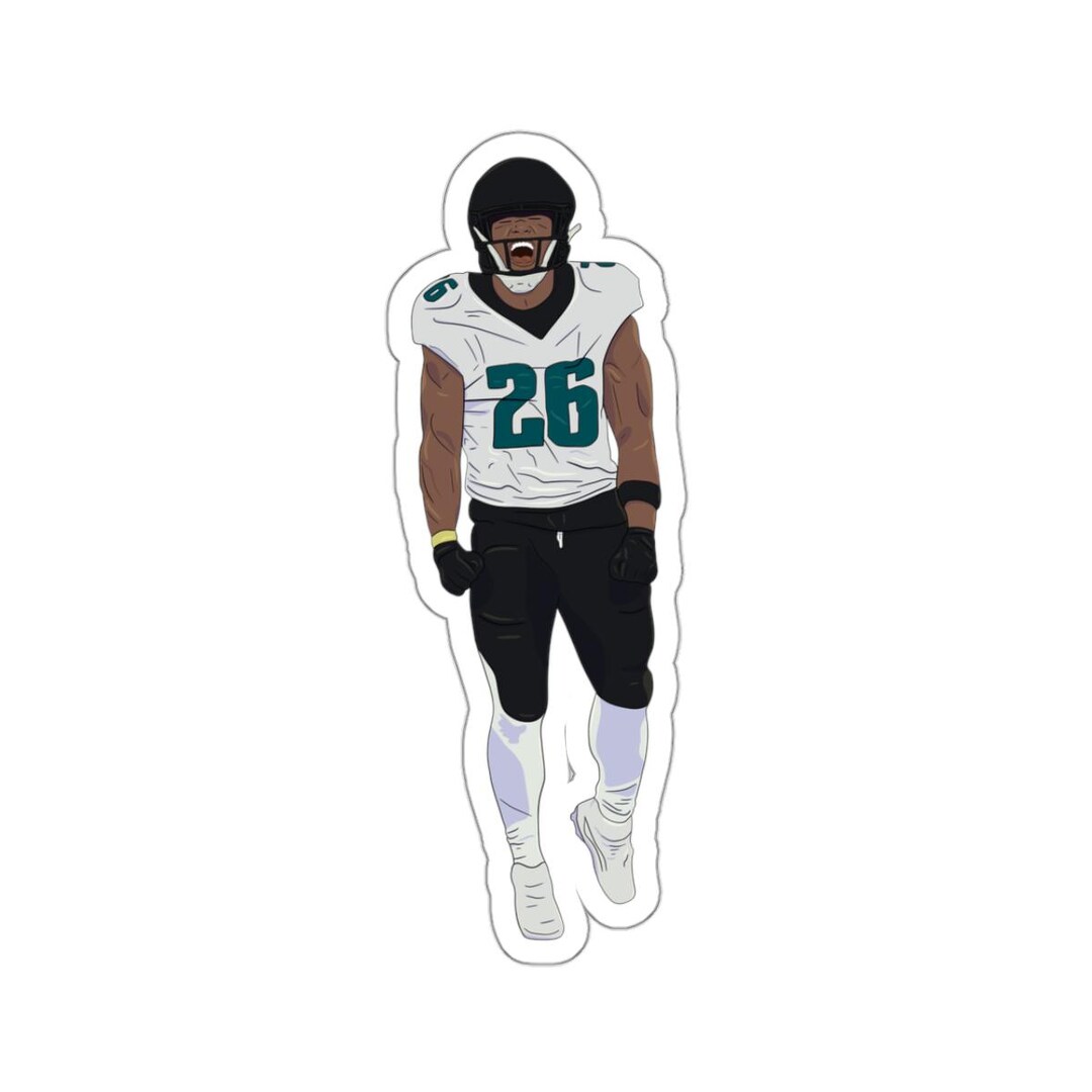 Saquon Barkley Celebrating Philadelphia Sticker, Gift for Philadelphia ...