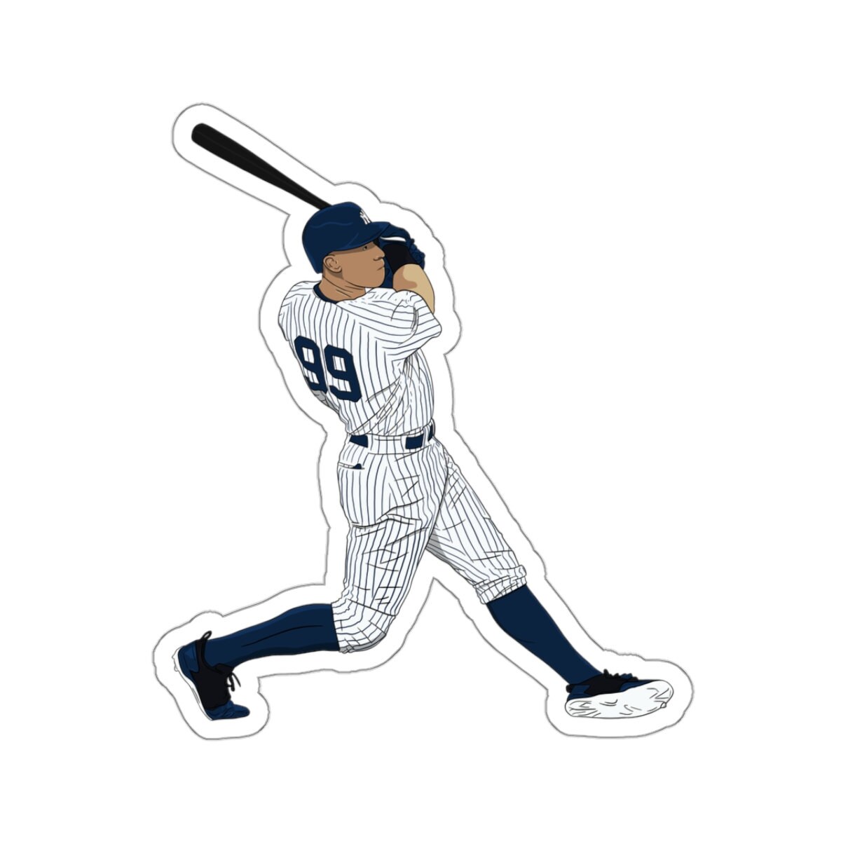 Aaron Judge New York Baseball Sticker, Gift for Yankees Fan - Etsy