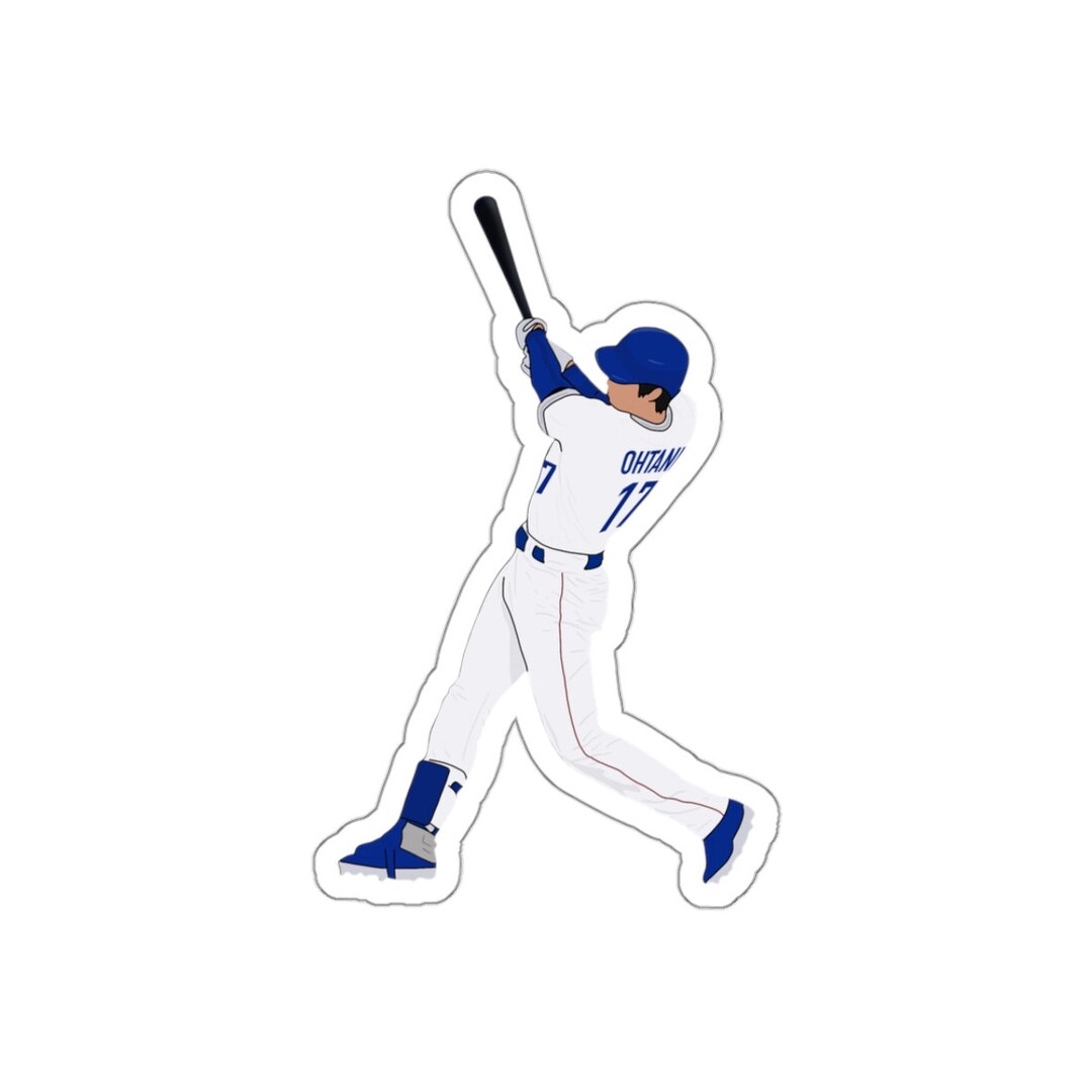 Shohei Ohtani Home Run Swing Faceless Los Angeles Baseball Sticker - Etsy
