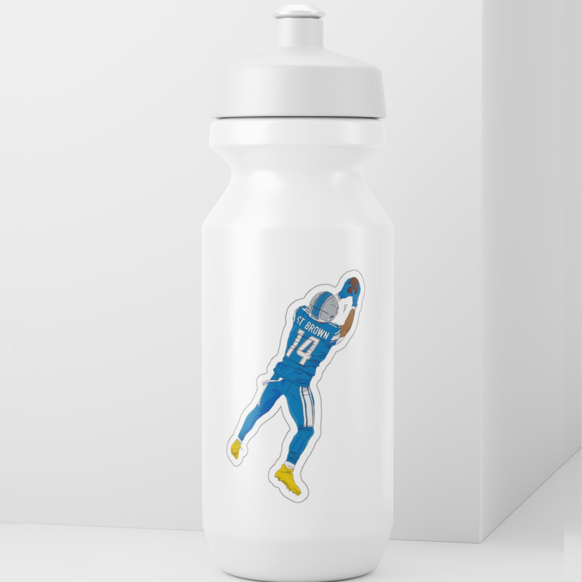 Amon-ra St. Brown Celebrating Sticker, Gift for Detroit Fan, High ...