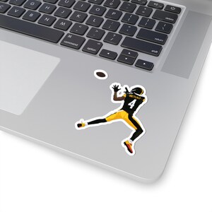 DK Metcalf Celebrating Sticker, Gift for Pittsburgh Fan, High Quality ...