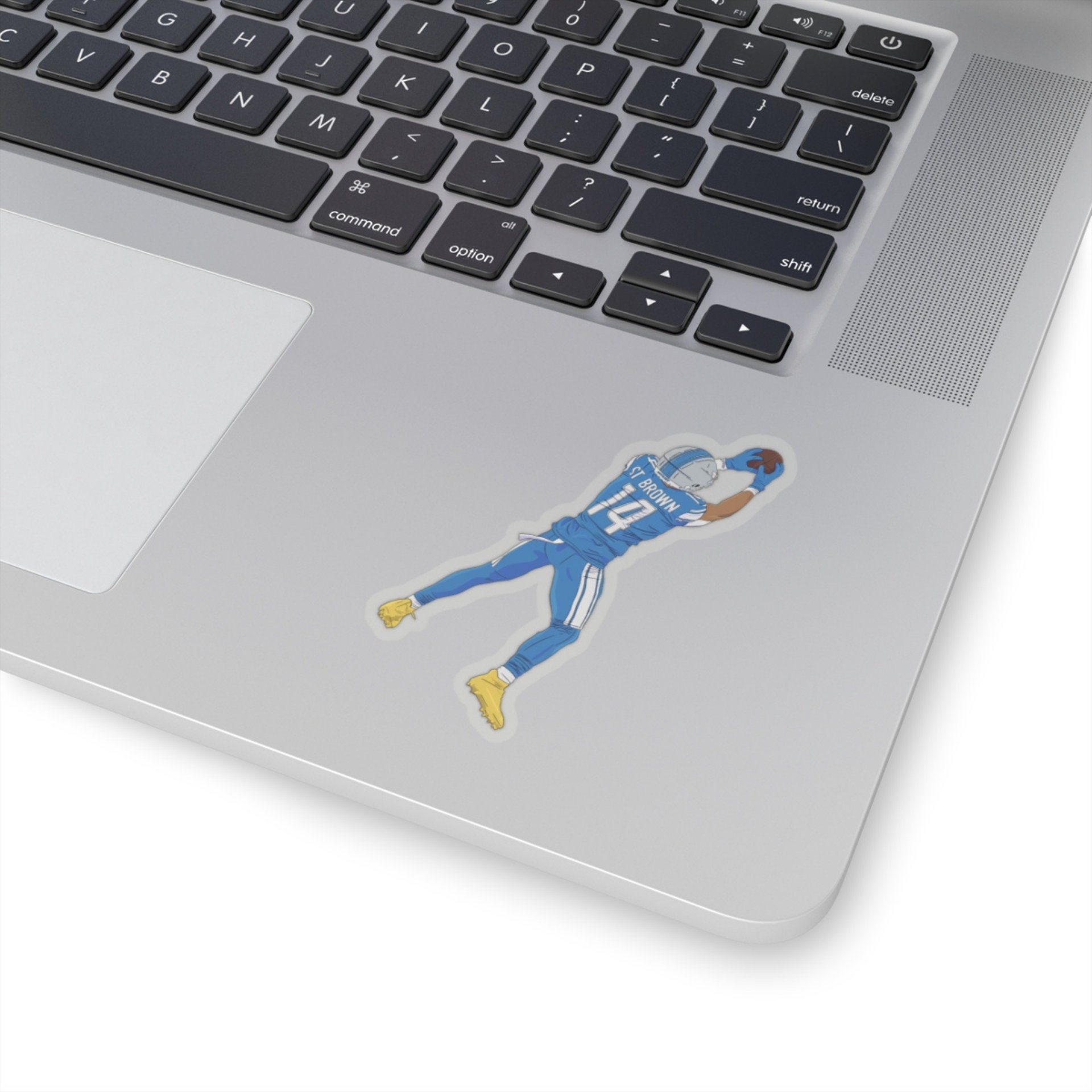 Amon-ra St. Brown Celebrating Sticker, Gift for Detroit Fan, High ...