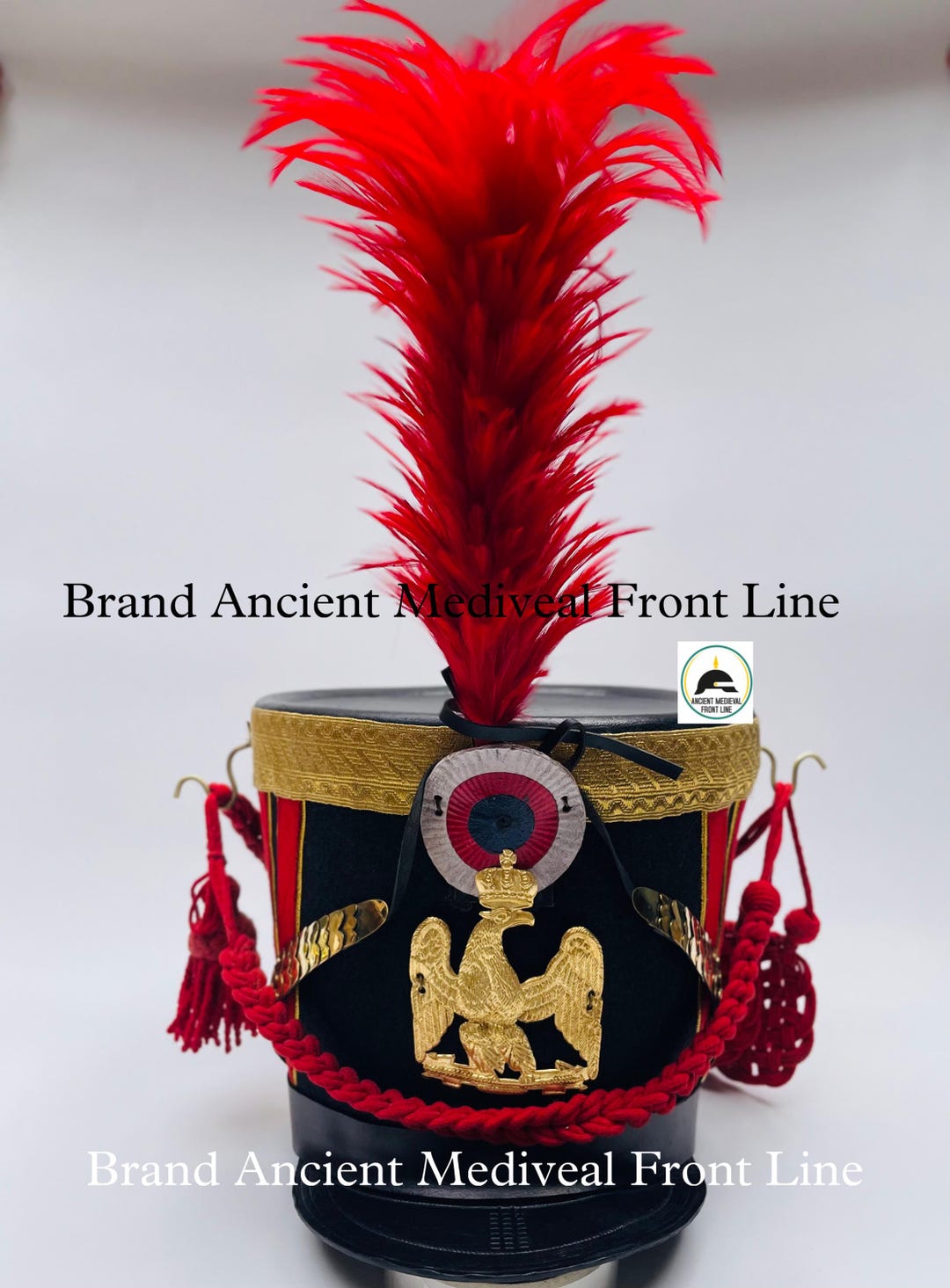 French Napoleonic Army Shako of Young Guard Officer Infantry, Christmas ...