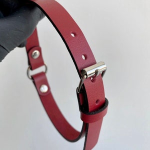 PDF Pattern Leather BDSM Harness Pattern - Leather Choker Template ...