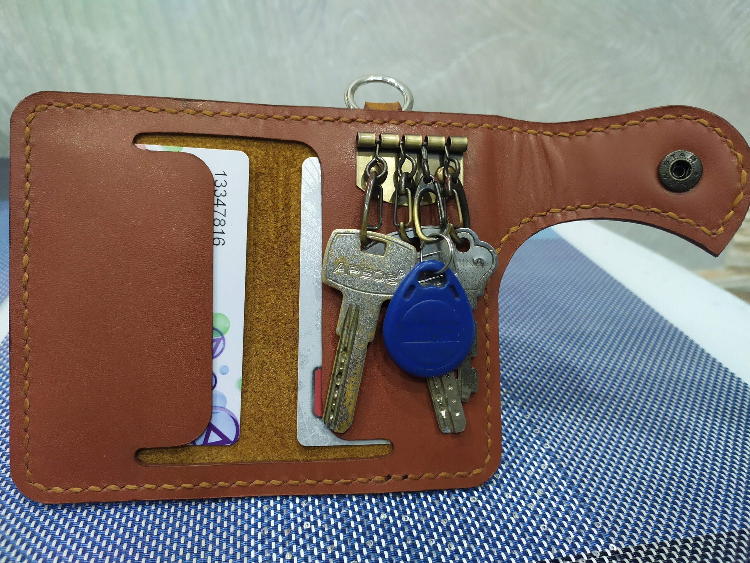 PDF Pattern Leather Key Holder Template Key Rings Pattern | Etsy