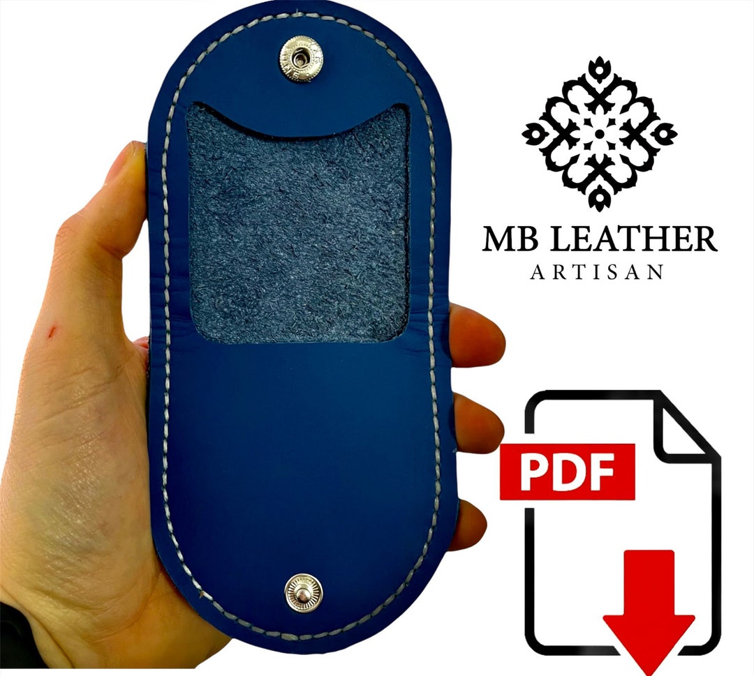 PDF Pattern Leather Coin Wallet - Leather Coin Purse Template - Mini ...
