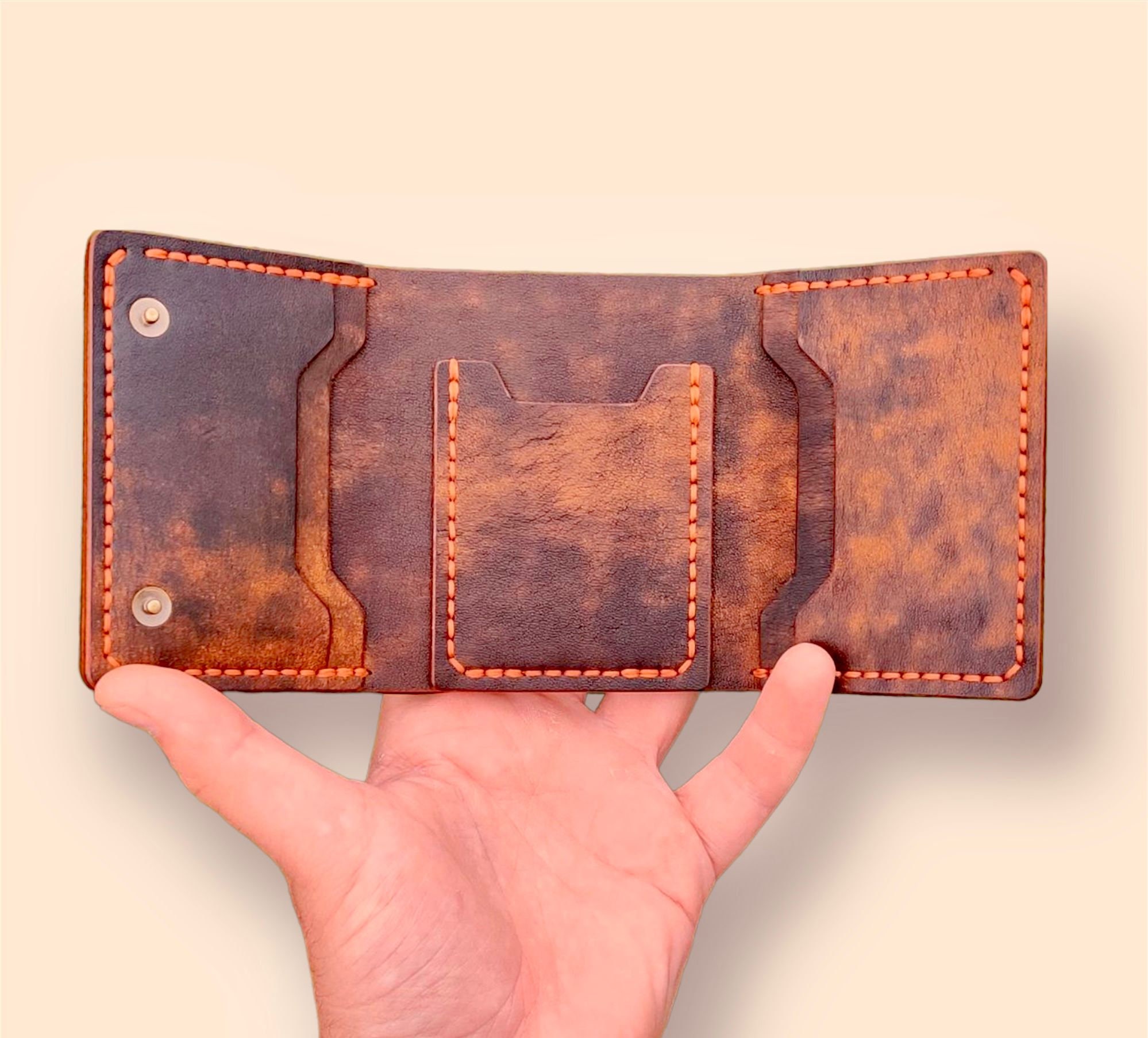 PDF Template Leather Wallet Pattern Leather DIY Pdf - Etsy