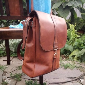 Leather Backpack PDF Pattern | Woman Backpack Template | Handmade ...