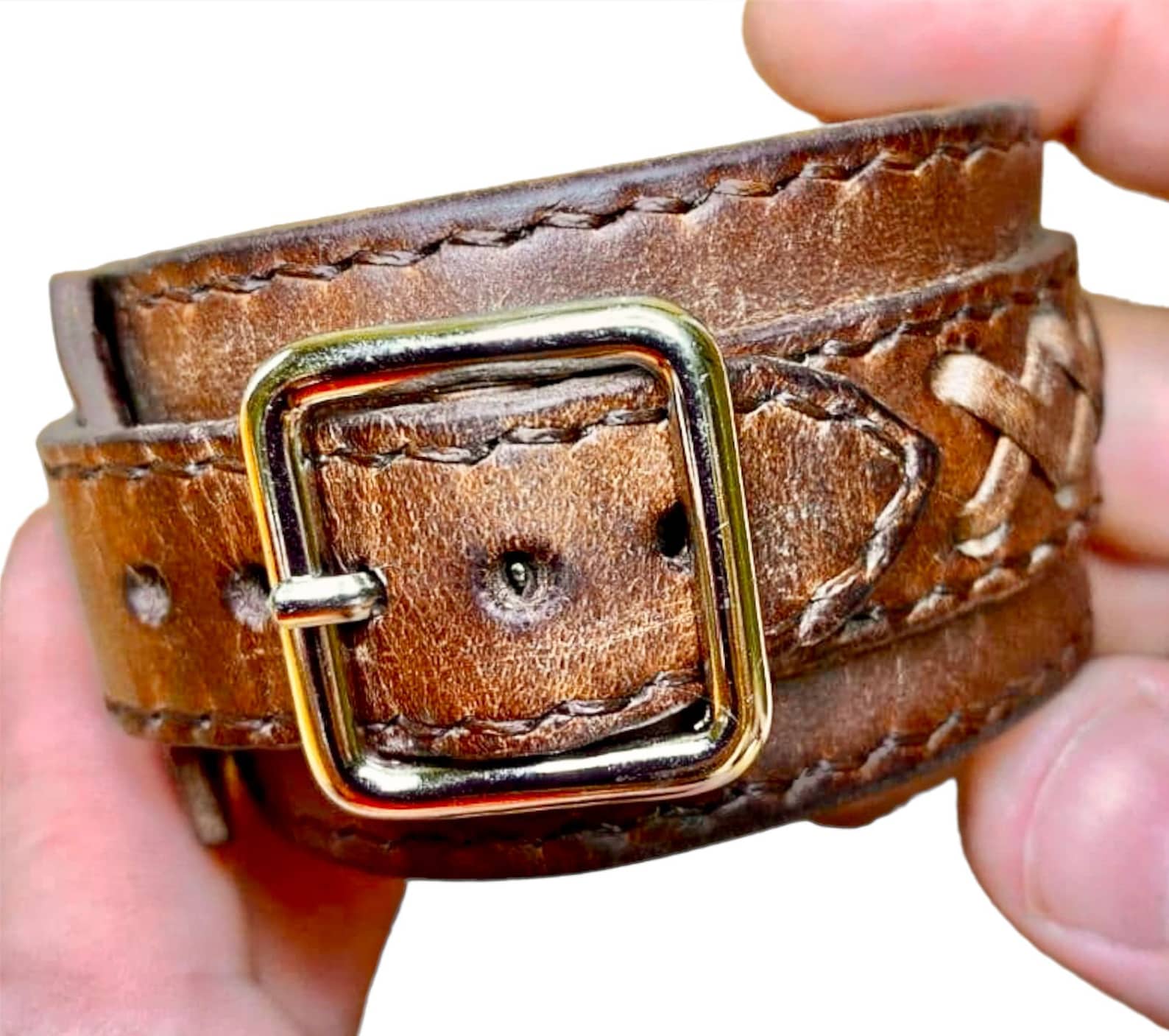 Leather Steampunk Wristband PDF Pattern: DIY Bracelet - Etsy