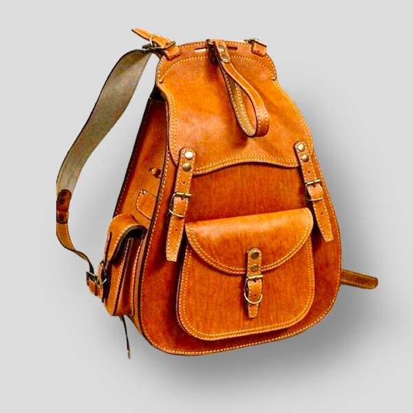 Leather Backpack - Etsy