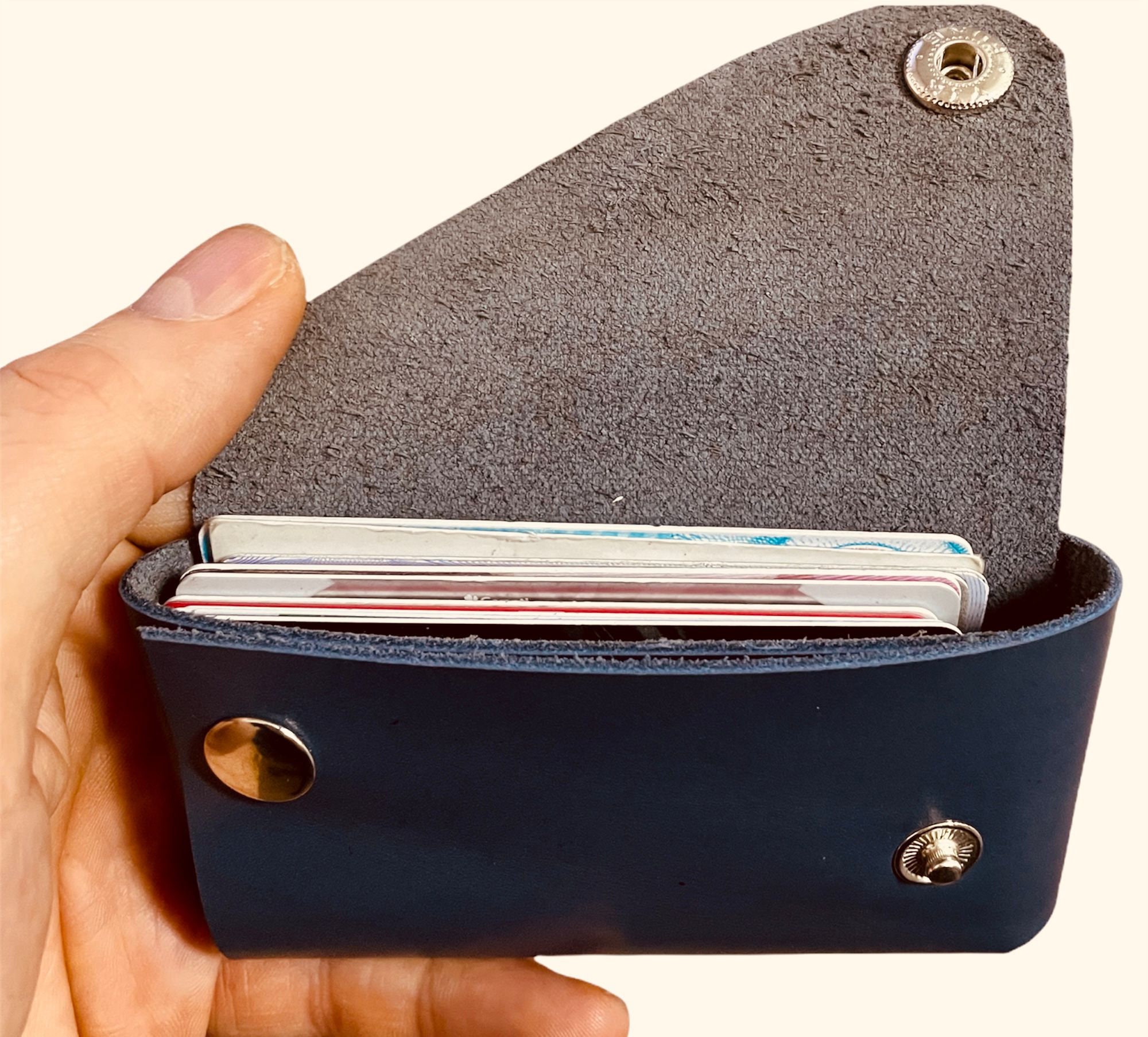 Origami Leather Wallet Pattern PDF Snap Wallet Pattern - Etsy