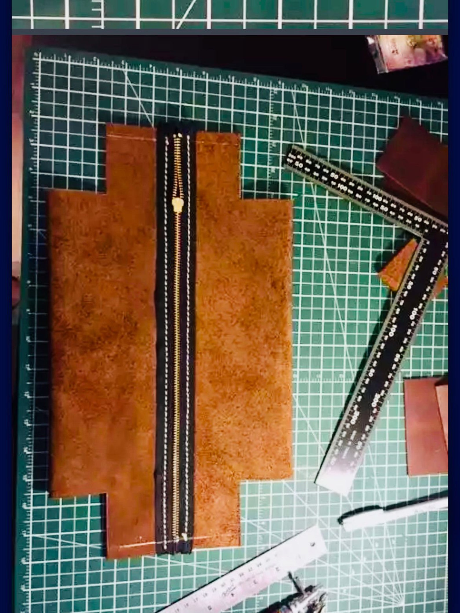 Leather Dopp Kit PDF Pattern – Men's Toiletry Bag Sewing Template ...