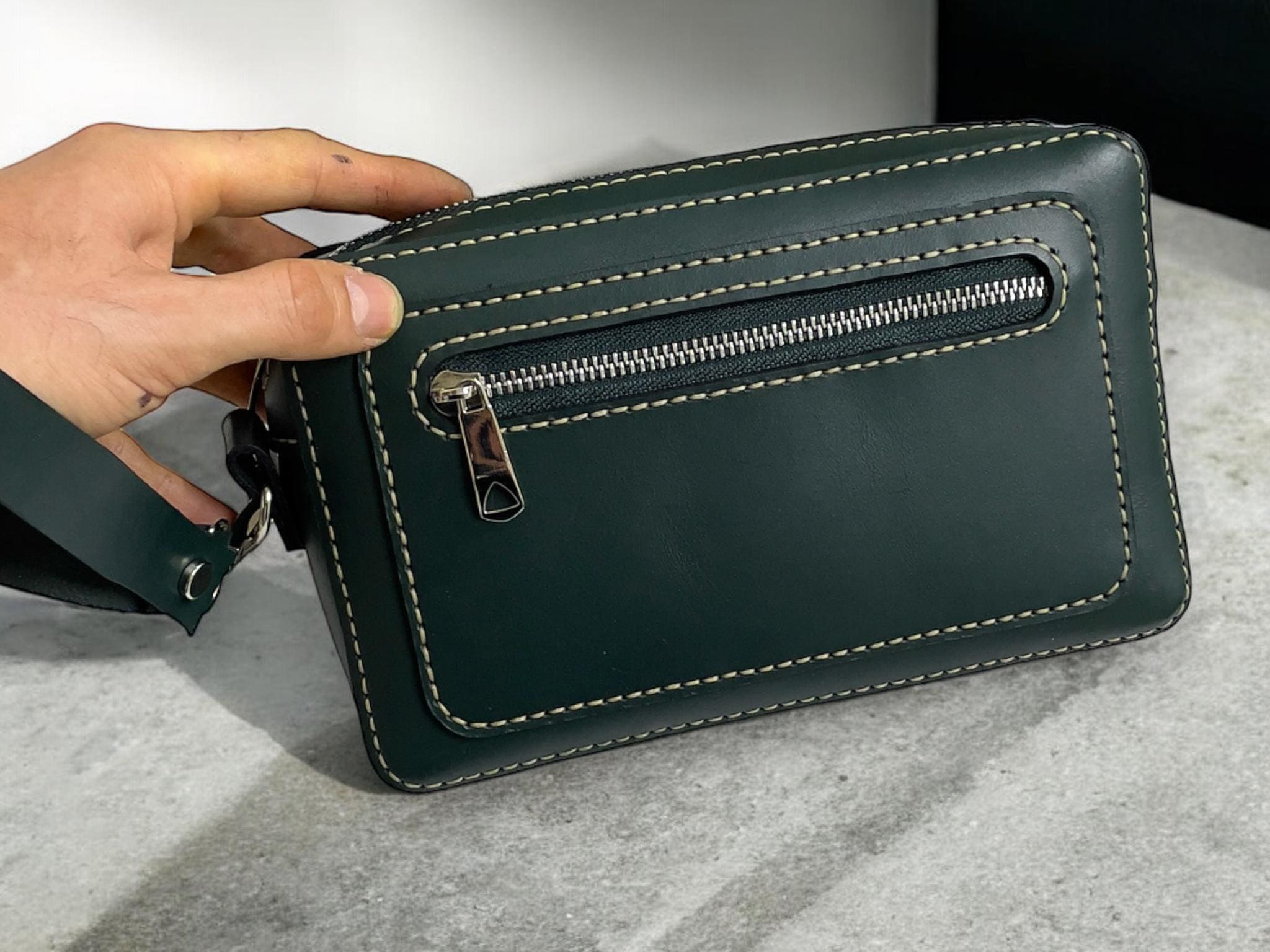 Leather Men's Bag Pattern – Handbag Template (PDF) - Etsy