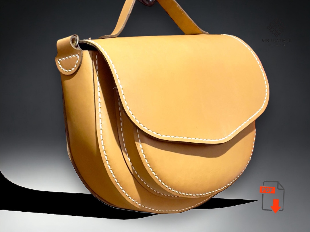 Leather Handbag PDF Pattern, Women's Bag, Digital Template (A4) - Etsy