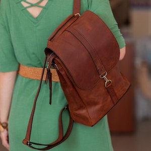 Leather Backpack PDF Pattern | Woman Backpack Template | Handmade ...