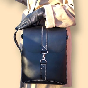 Leather Backpack PDF Pattern | Woman Backpack Template | Handmade ...