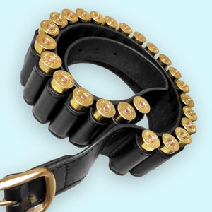 Leather Ammo Belt PDF Pattern, DIY Cartridge Bandolier Template (12GA ...