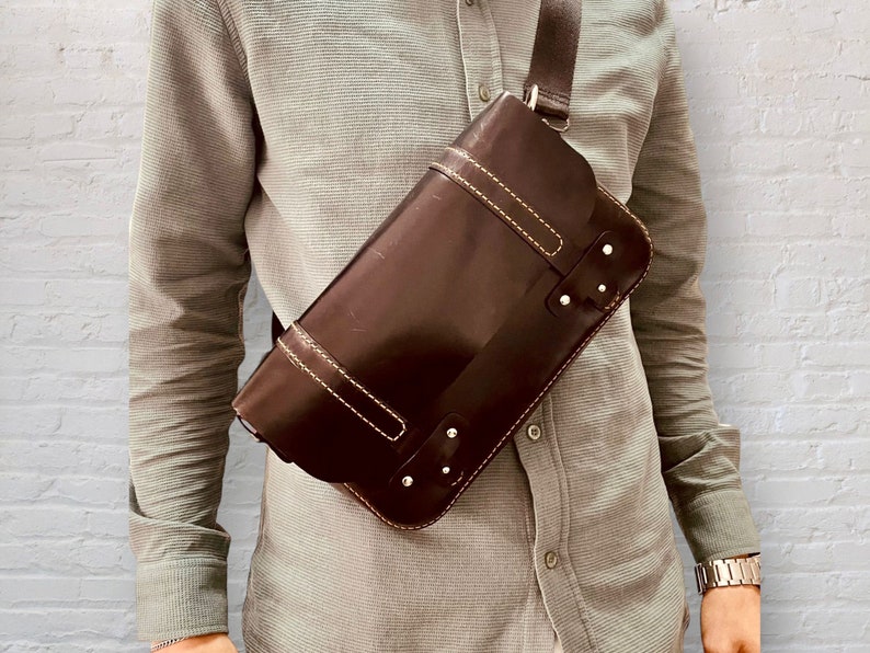 PDF Men's Bag Template Men's Bag Pattern Leather - Etsy