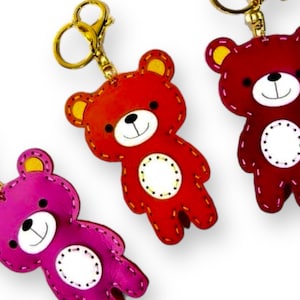 PDF Pattern Leather Key Chain Pattern - Key Holder Template - Key Rings ...