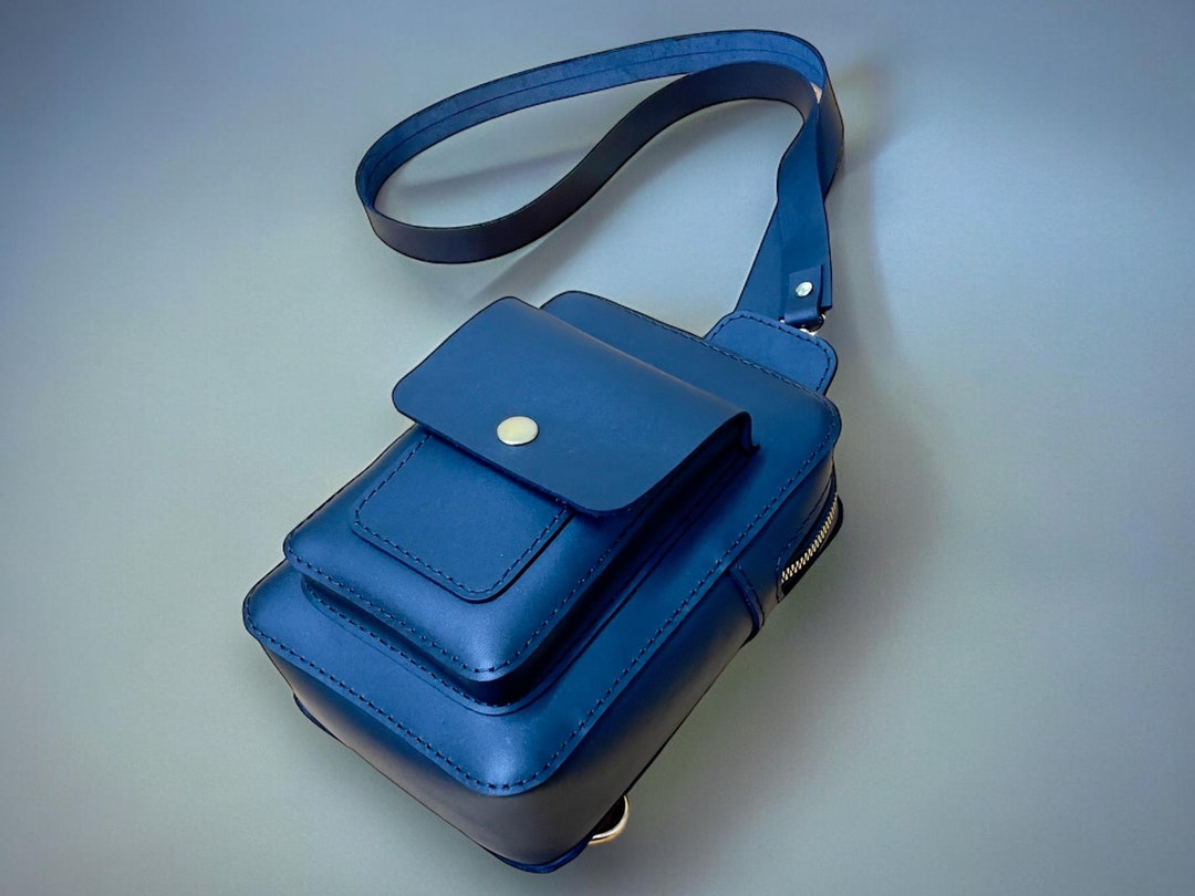 Leather Crossbody Bag PDF Pattern | Compact Modular Design - Etsy