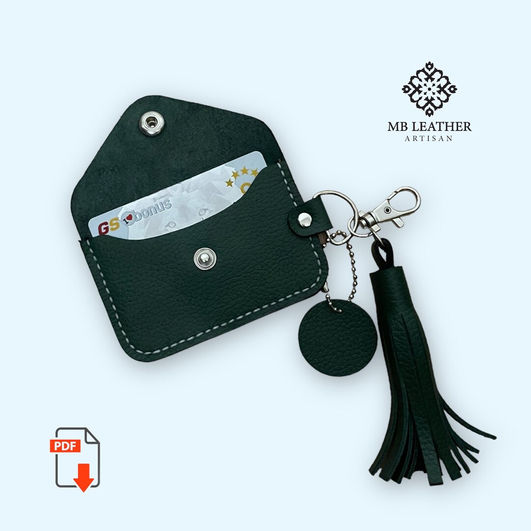 PDF Pattern Leather Key Chain Pattern - Key Holder Template - Key Rings ...