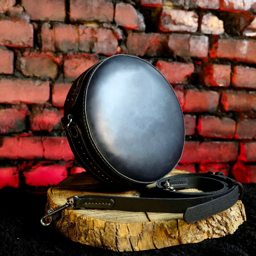 PDF Pattern Leather Round Bag, Leather Women's Bag, Leather Digital ...