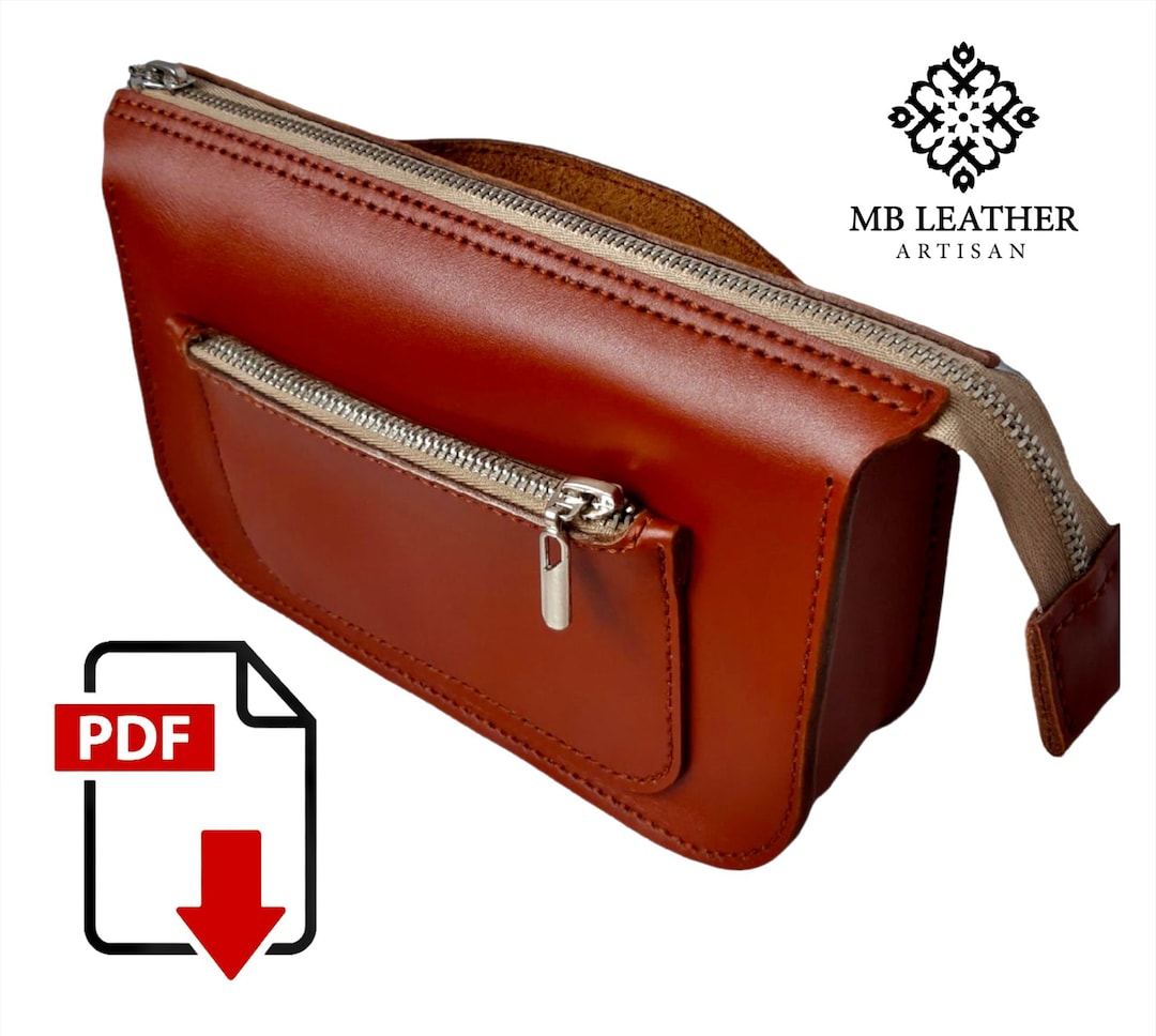 PDF Men's Bag Template - Men's Bag Pattern - Leather Bag Pattern ...