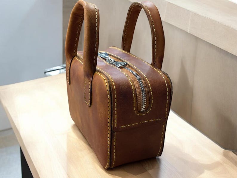 Leather Mini Handbag PDF Pattern, Retro Bag, DIY Template (A4) - Etsy