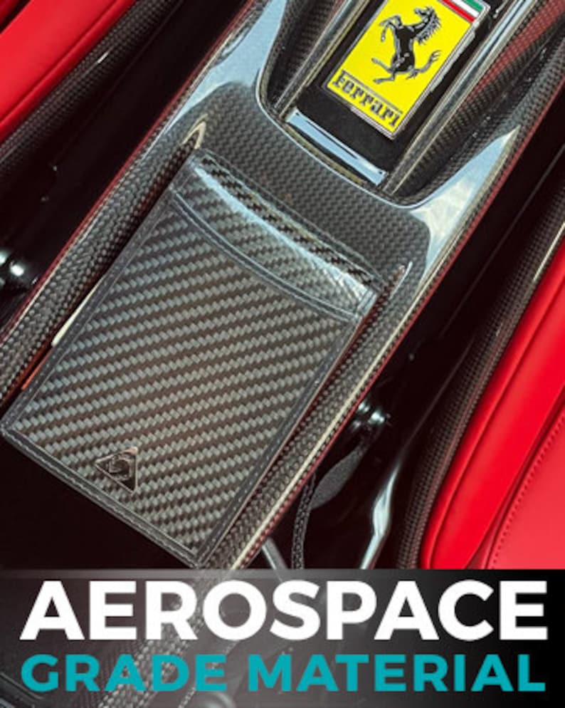 100% Real Carbon Fiber Wallet for Men With Genuine Leather - Etsy