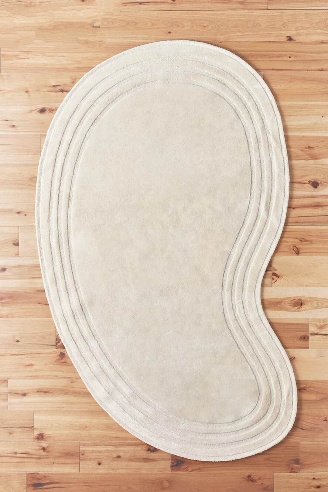 Kidney Shape Tufted Rug in Bean Shape Rug , Designer Carpets, Area Rug ...