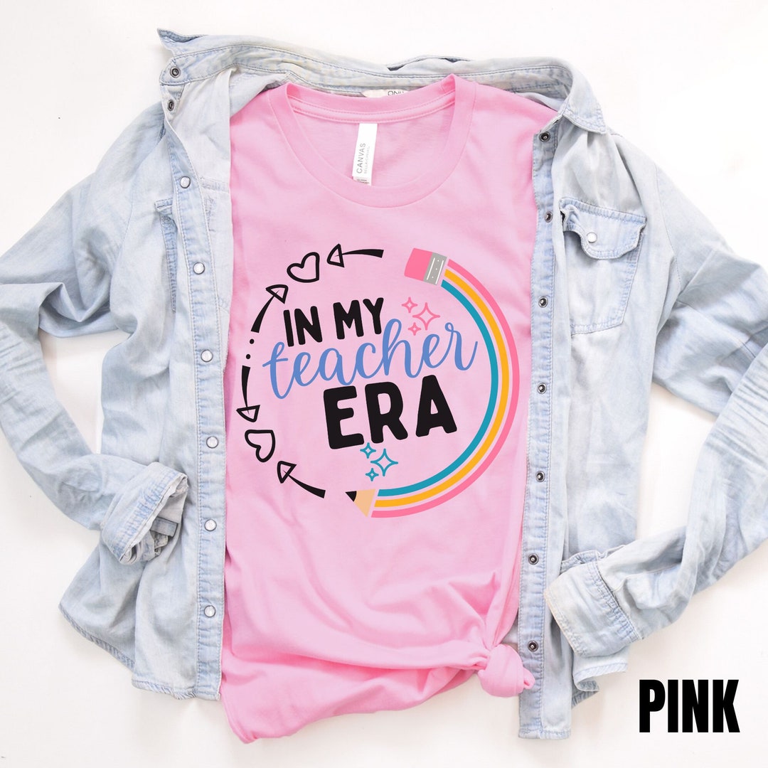 In My Teacher Era Shirt, Teaching Era Shirt, Teacher Clothes, Back to ...