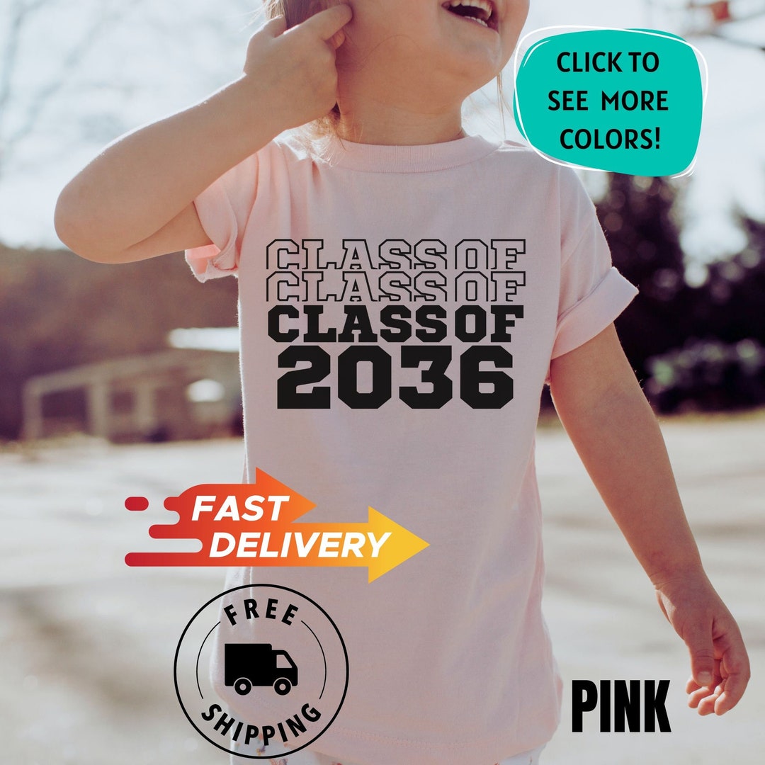 Class of 2036 Shirt, Grow With Me, Happy First Day of School, Last Day ...