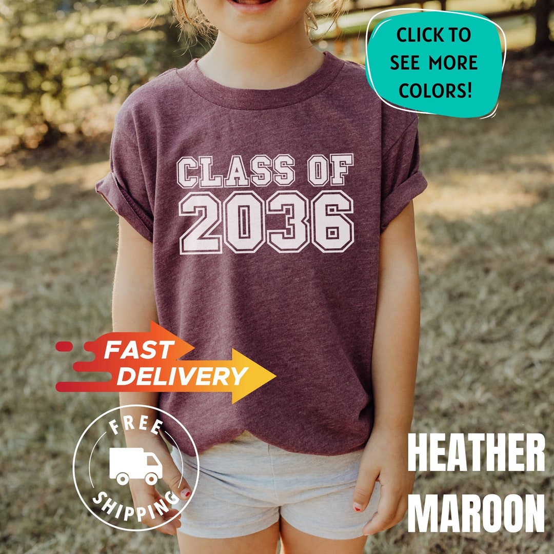 Class of 2036 Shirt, Grow With Me, Happy First Day of School, Last Day ...