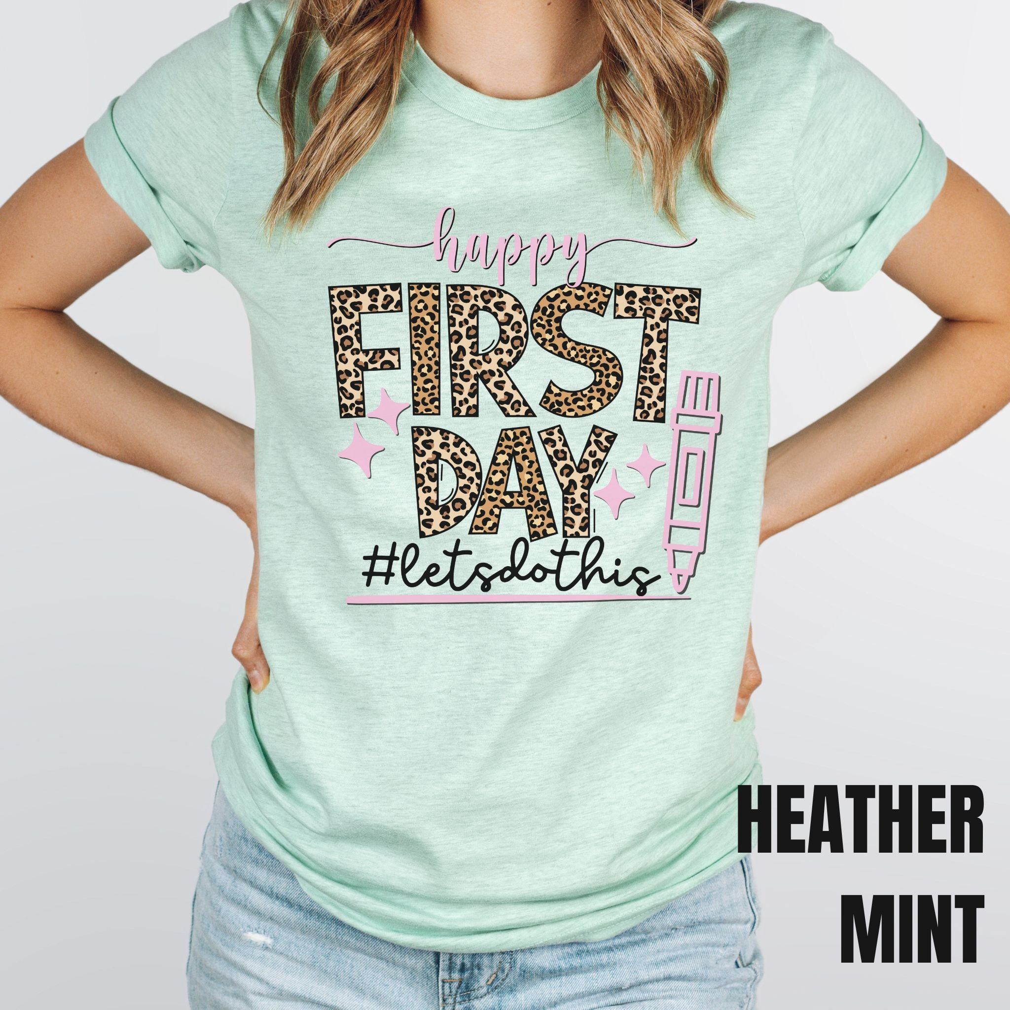 Happy First Day of School Shirt, Welcome Back to School Outfit, Teacher ...