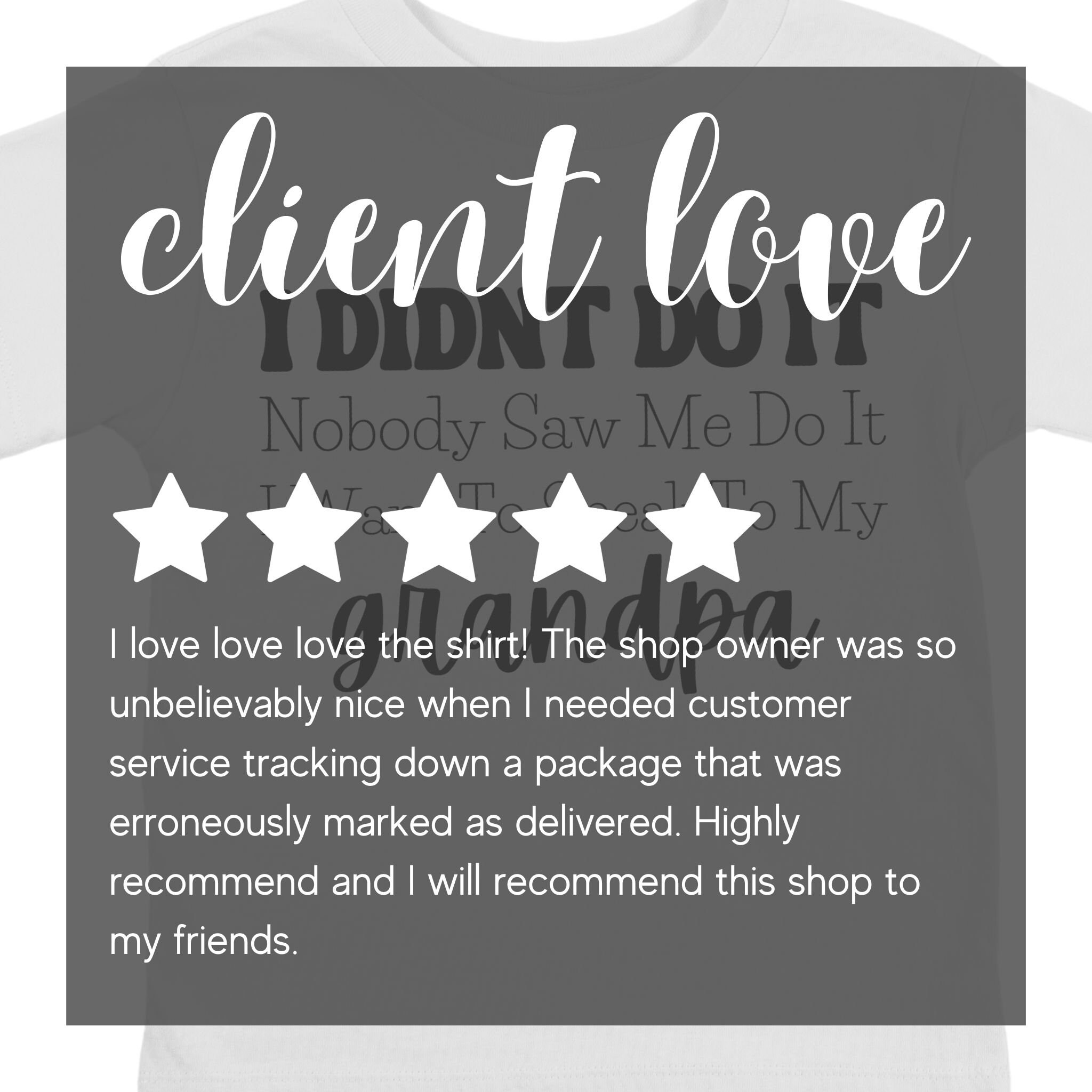 Funny Grandkids Shirt, I Didn't Do It Nobody Saw Me Do It, Gift for ...