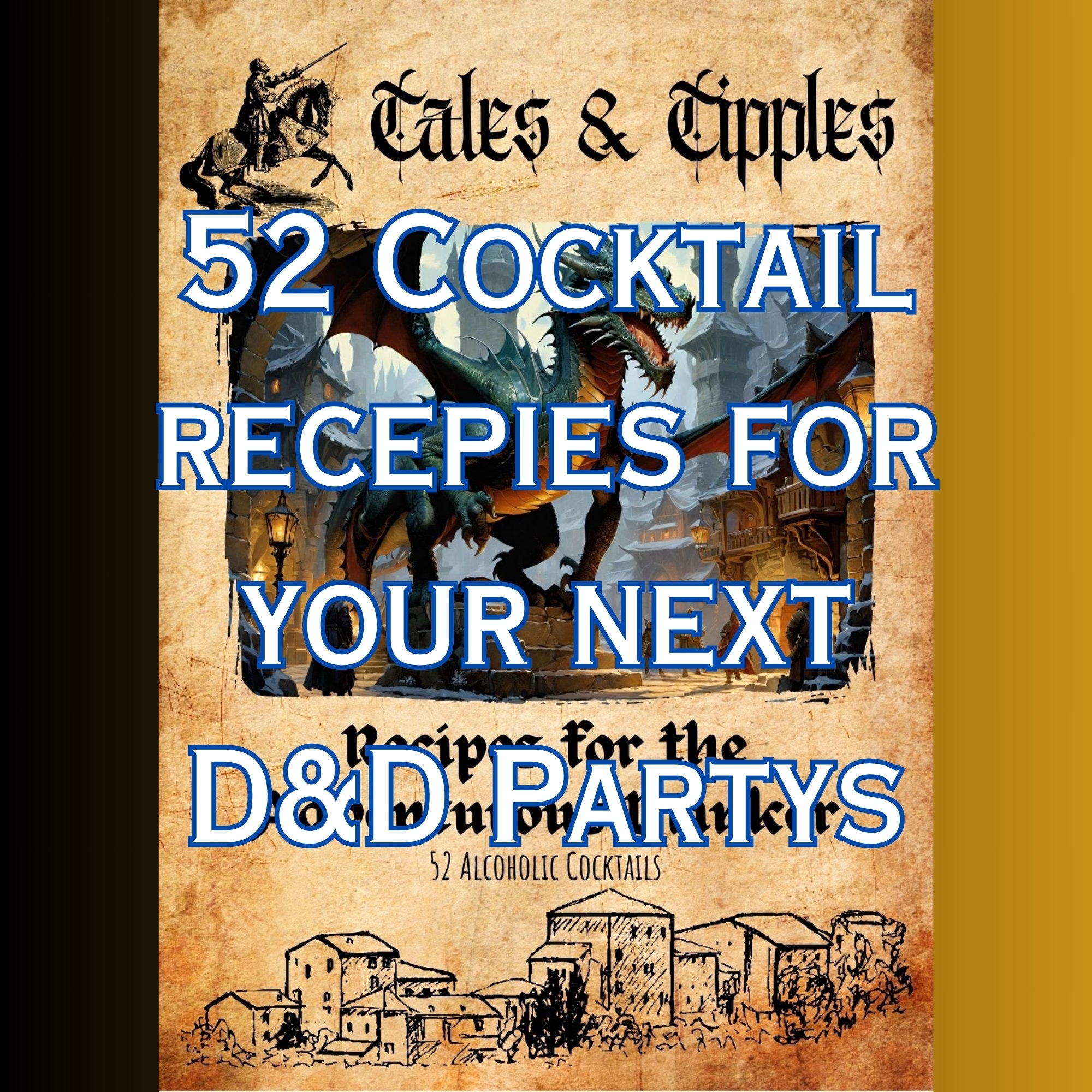 Dungeons and Drangons Cocktails: 52 DND Inspired Drink Recipes Cards ...