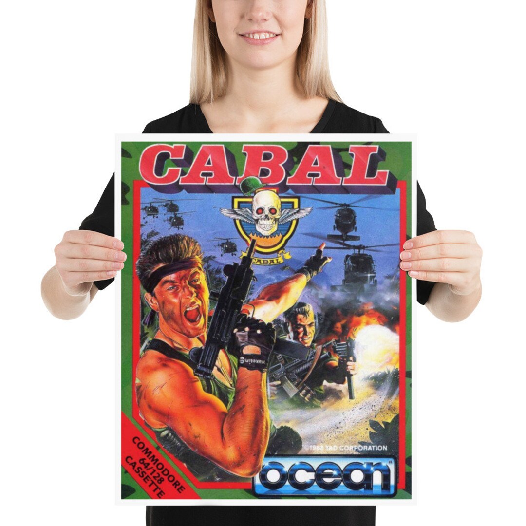 Poster Cabal Spectrum / Amiga / MS DOS 80s 90s Games - Etsy