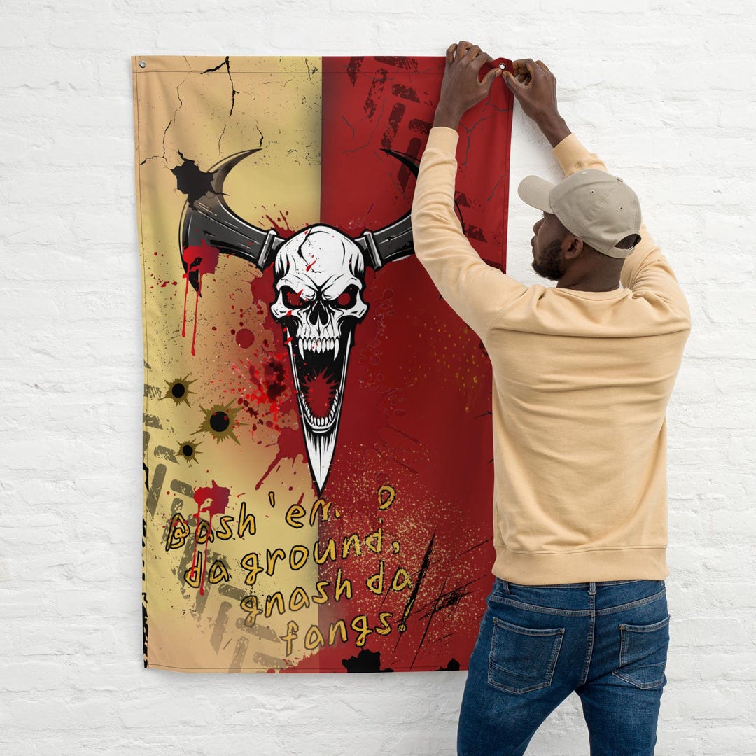 Orc Army Flag Tabletop Wargaming Banner Fantasy Army Accessories TTRPG ...