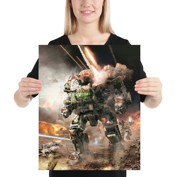 Battletech Mwo Poster - Etsy