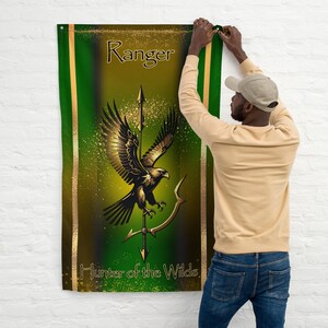 DND Character Class Flag Tabletop RPG Ranger Banner Fantasy Army ...