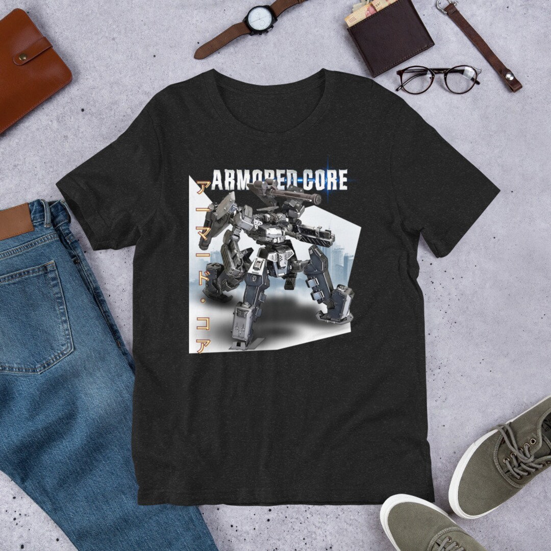 Armored Core T-shirt - Ultimate Mech Enthusiast Wear - Mech Enthusiast ...