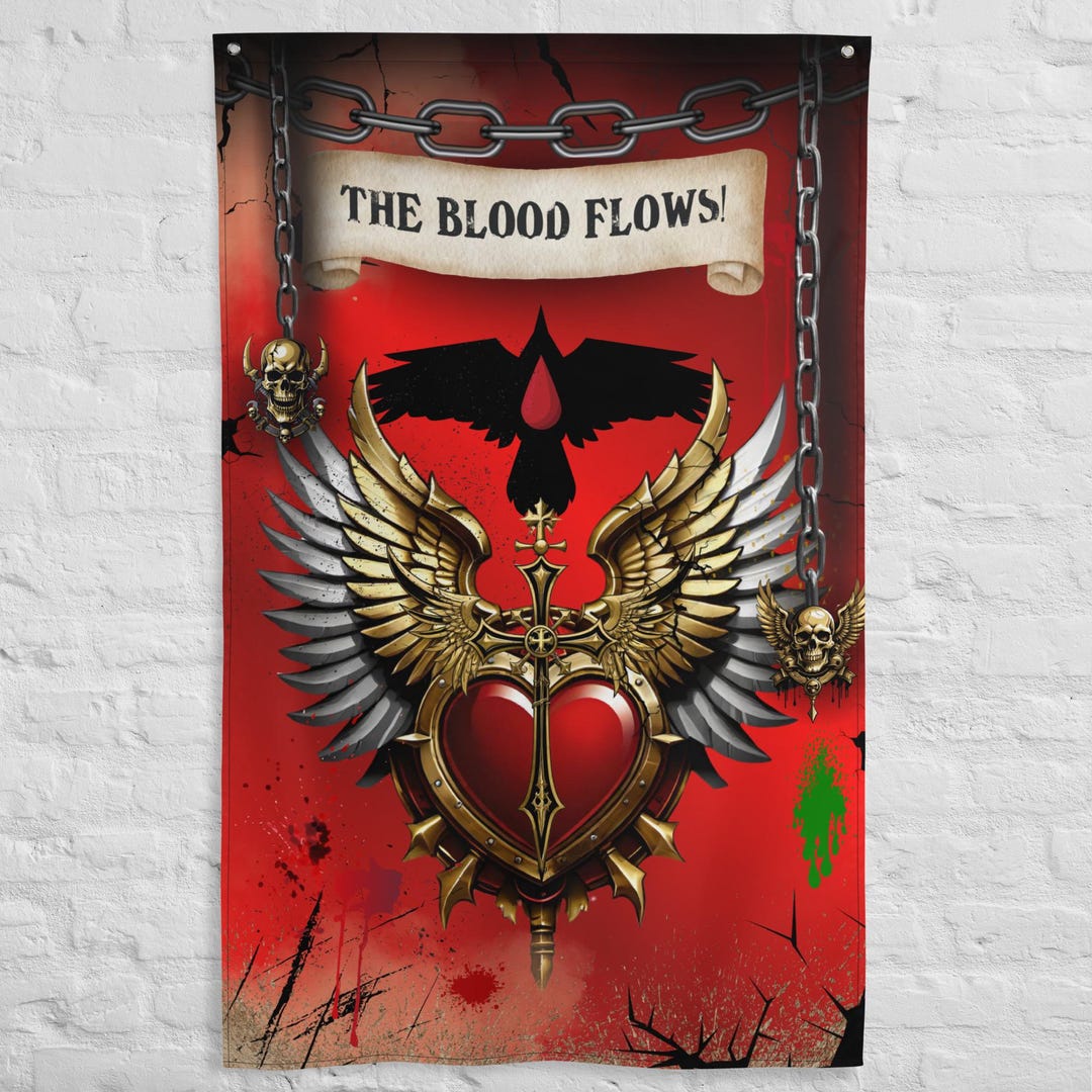 Grim Army Flag - Tabletop Wargaming Banner - Fantasy Army Accessories ...