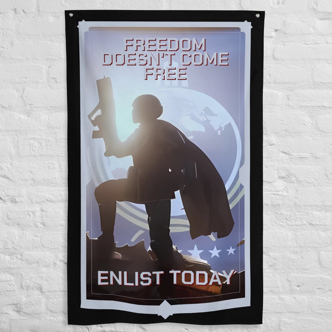 Helldivers 2 Flag Super Earth Flag Gaming Flag Gift Taste of Democracy ...