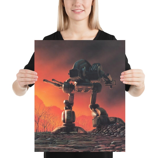 Mechwarrior Battlemech Art - Etsy