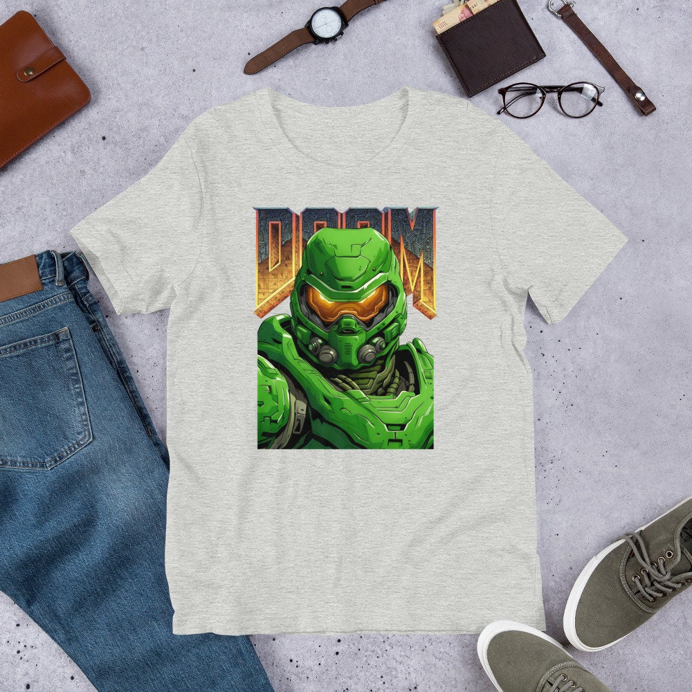 Camiseta Doom Slayer: Desata Doom con esta camiseta de jugador épica ...